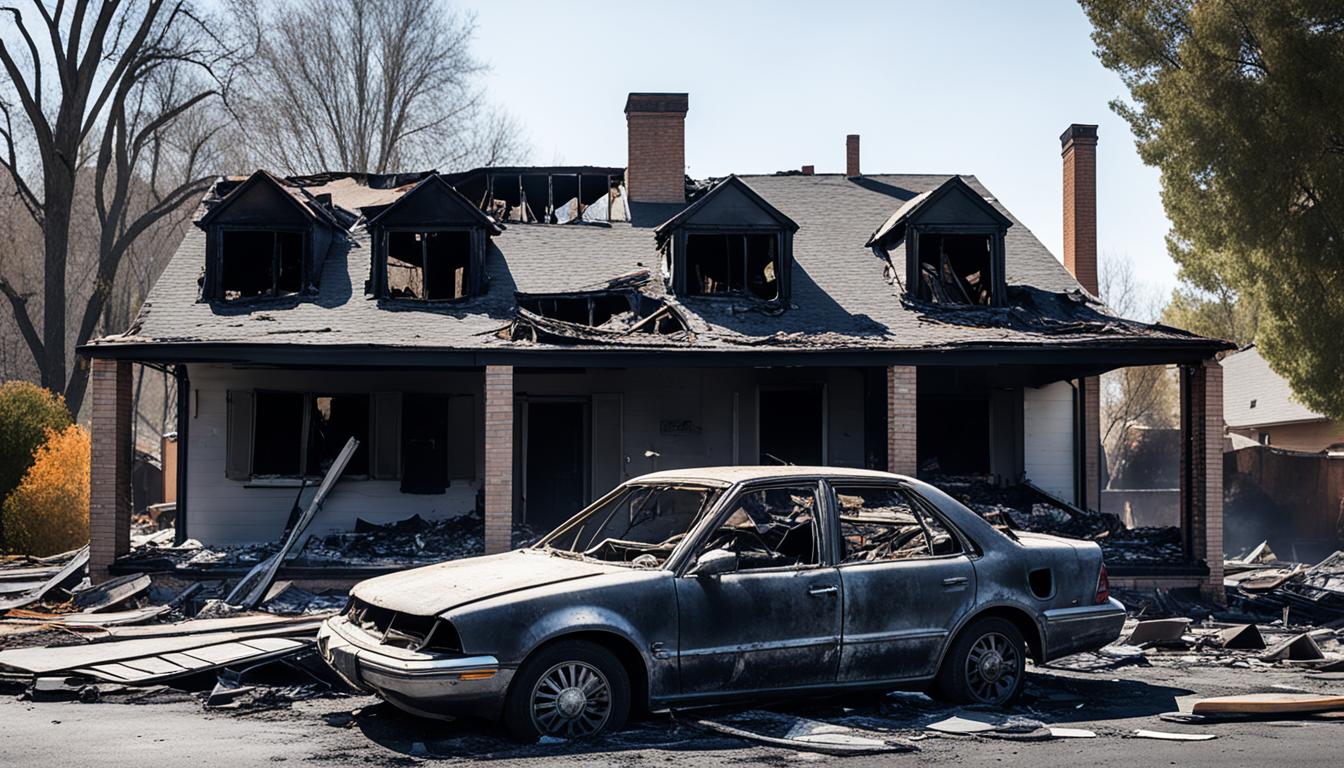 What is the severity of fire damage?